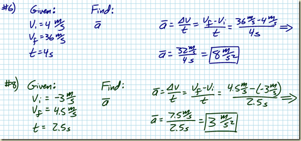 Section 3 1 Acceleration Sample Solutions Regents Physics